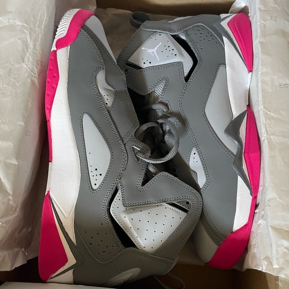 Jordan | Shoes | New Jordan True Flight Greypinkwhite Size 9y | Poshmark